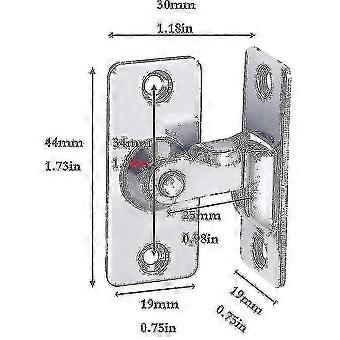 90 Degree Right Angle Buckle Hook Lock Hook For Sliding Door | Fruugo UK