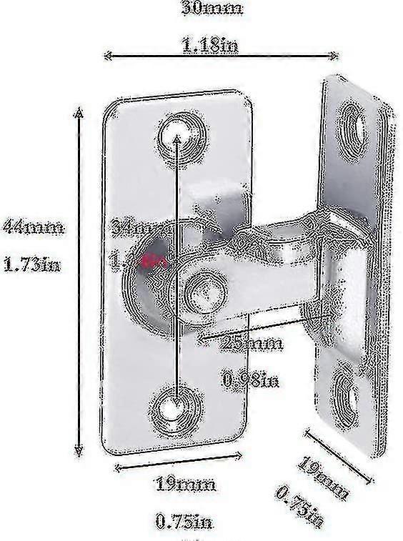 90 Degree Right Angle Buckle Hook Lock Hook For Sliding Door | Fruugo UK