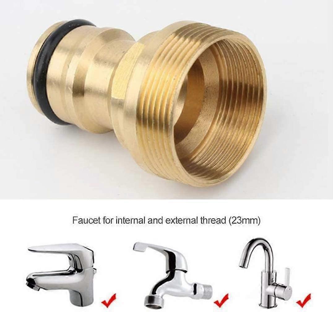 Tap to Garden Attachment - Brass | Garden Hose Kitchen Sink Connector ...