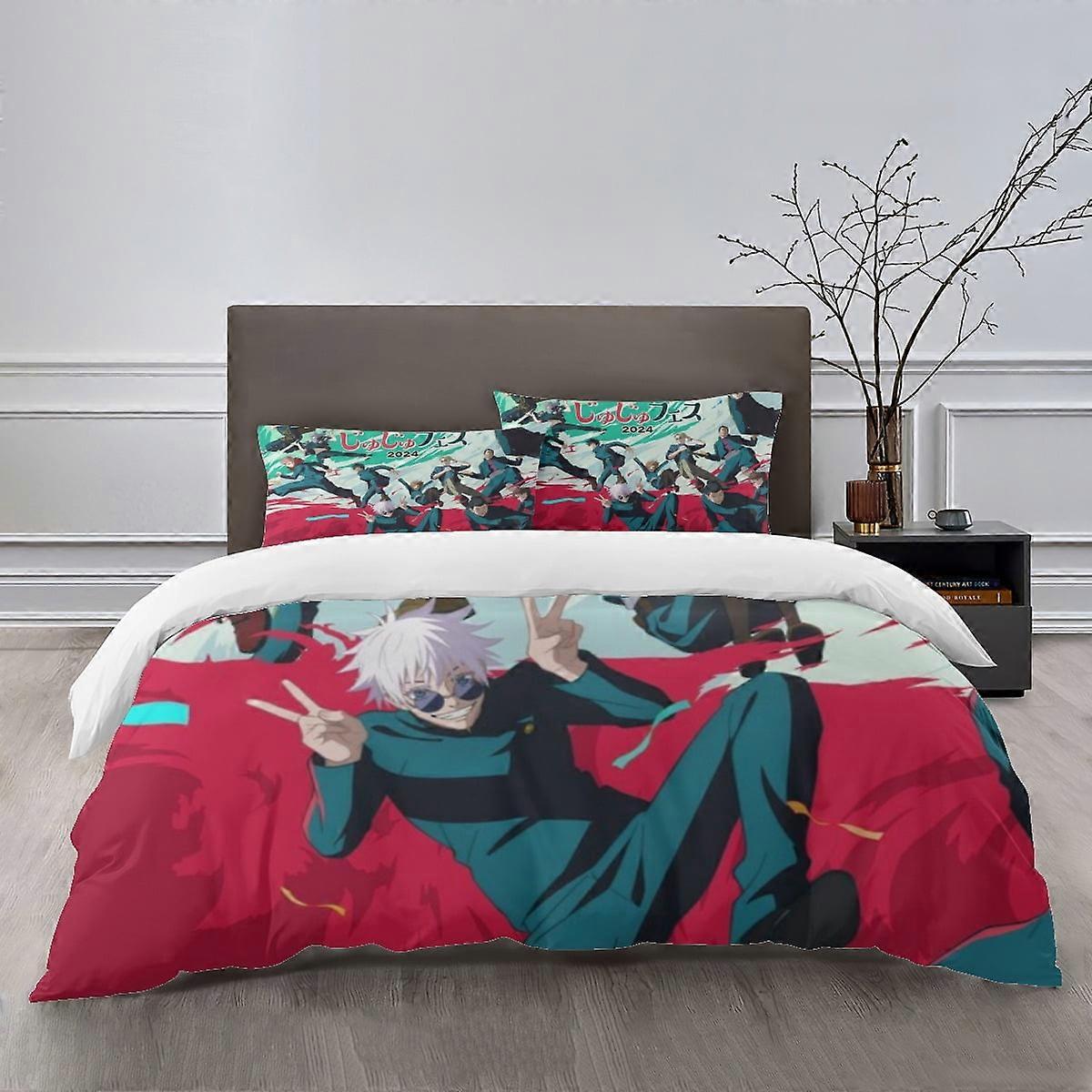 Bedding set XU283 Jujutsu Kaisen Bedding Sets Bed Cartoon Duvet Cover ...