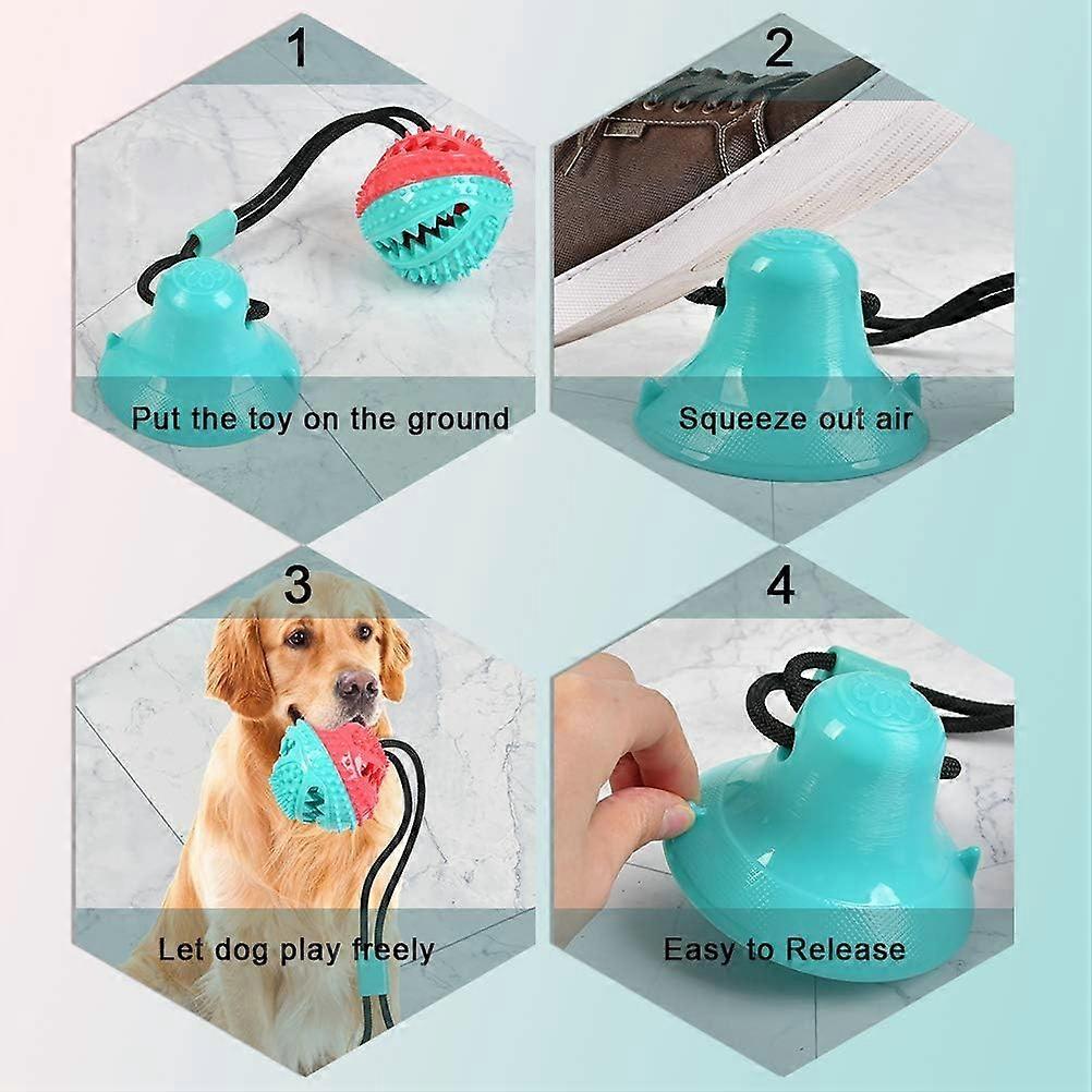 Dog Toy Ball Chew Toys with Suction Cup, Multifunctional Dog Game with ...