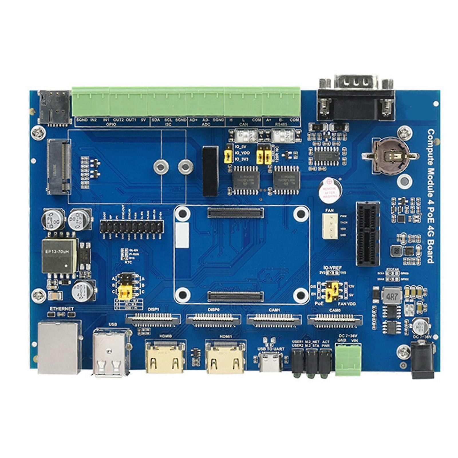 CM4 Industrial IoT Base Board för Raspberry Pi Compute Module 4 Alla ...