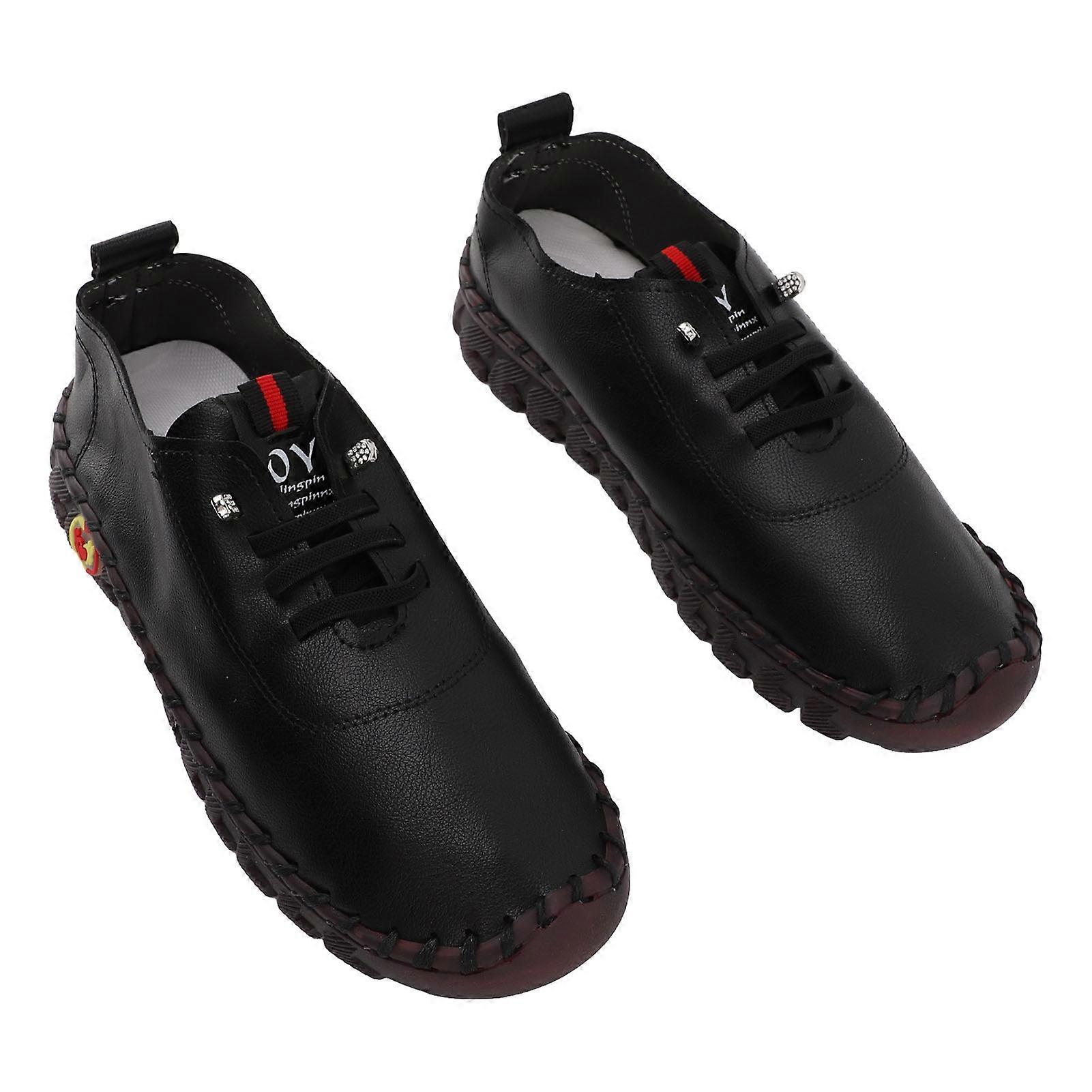 Women Spring Casual Shoes Lace Up Reduce Pressure Adjustable Women PU ...