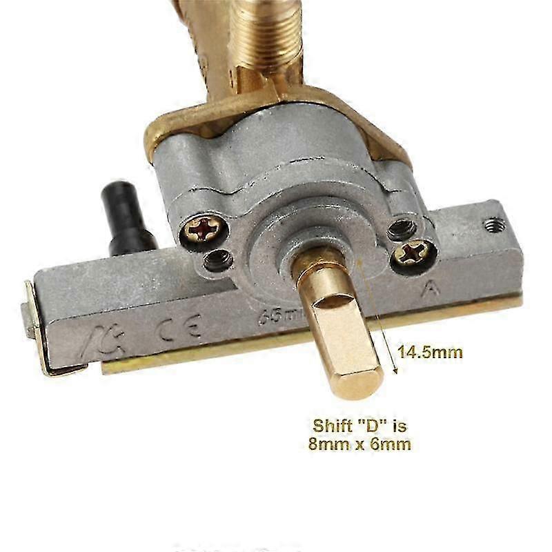 Gas Safety Control Valve with Piezo Push Ignition Device | Fruugo UK