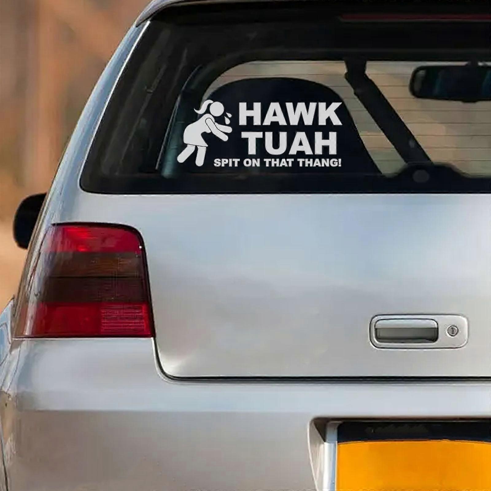 2X Custom Hawk Tuah Spit On That Thang Vinyl Sticker Car Truck | Fruugo UK