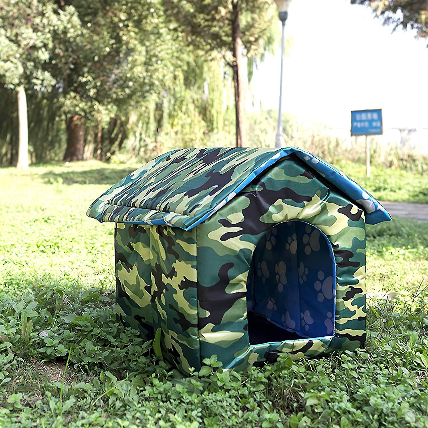 Katthus med presenningstak, vadderat kallt kullkatthus, Wildcat Cave ...