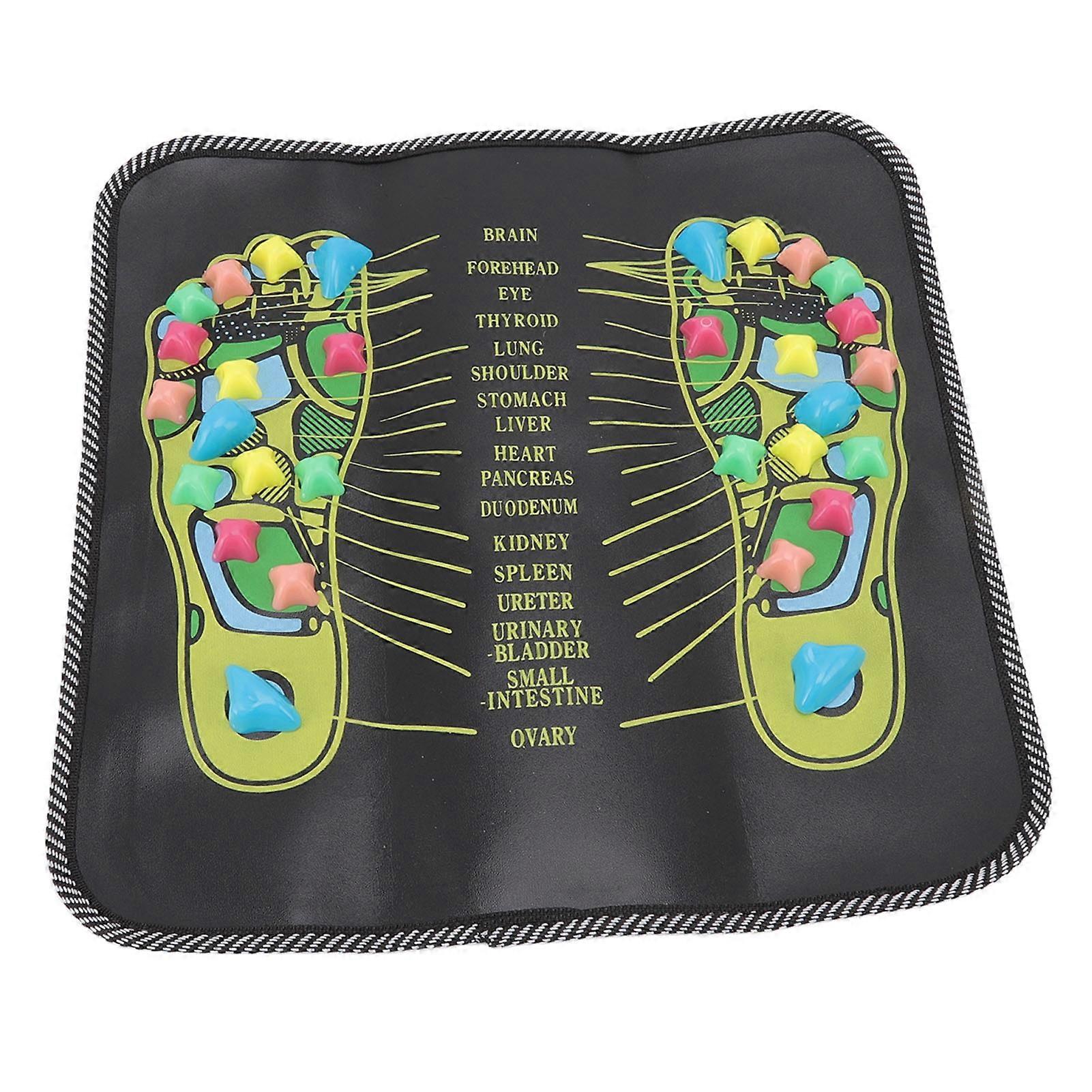 Foot Massage Mat Blood Circulation Relieve Pain Simulation Cobblestone ...