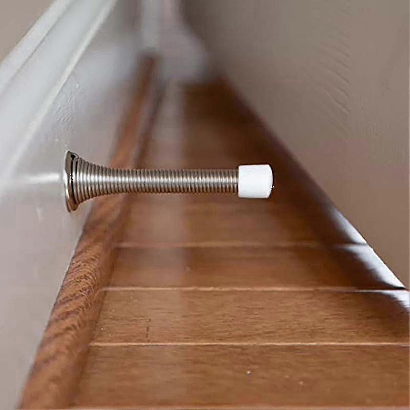 Spring Door Stops Heavy Duty Wear-resistant Flexible Wall Low Mounted ...
