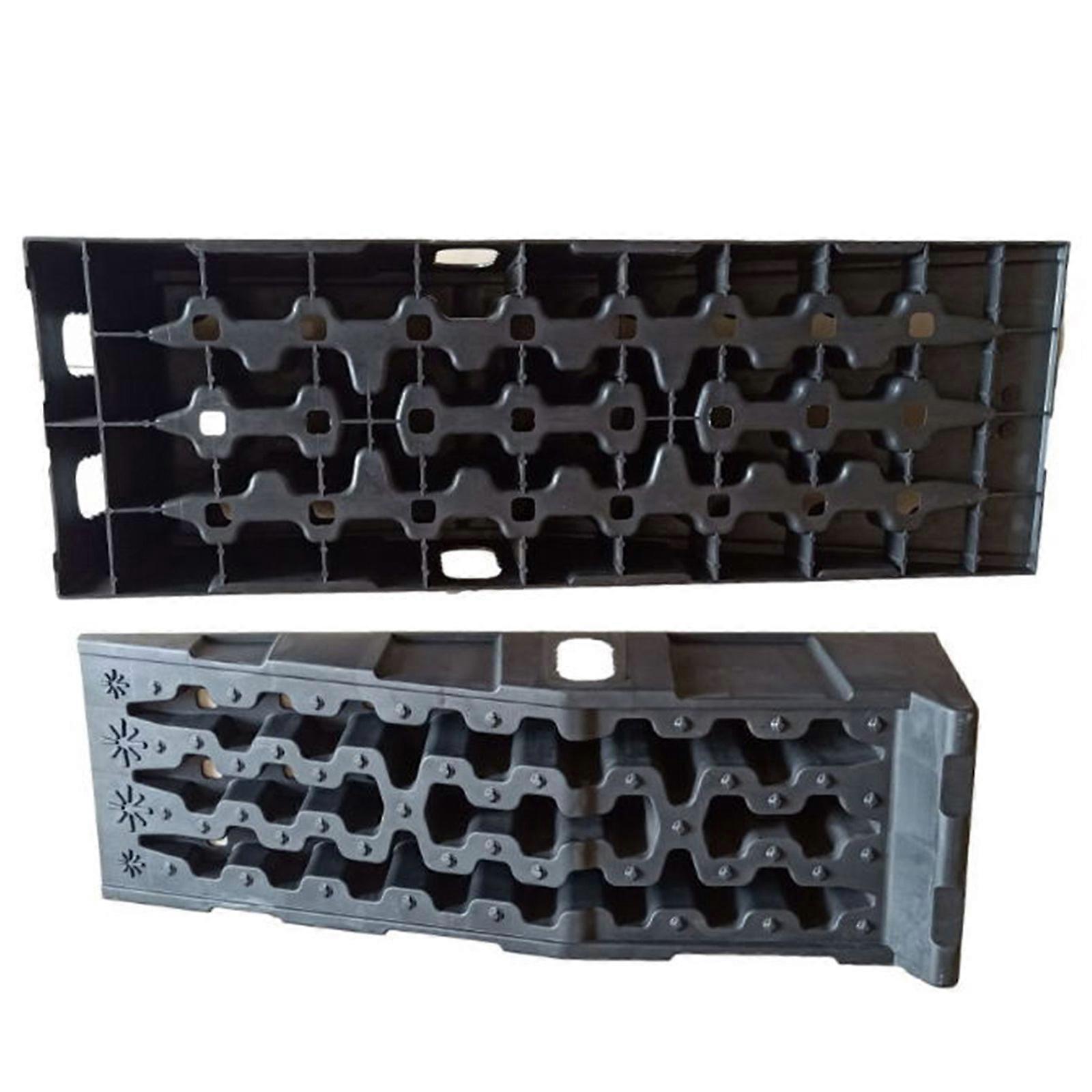 2pcs Car Ramps Wheel Anti-skid Ramp Car Washing Plastic Ramp for Curbs ...