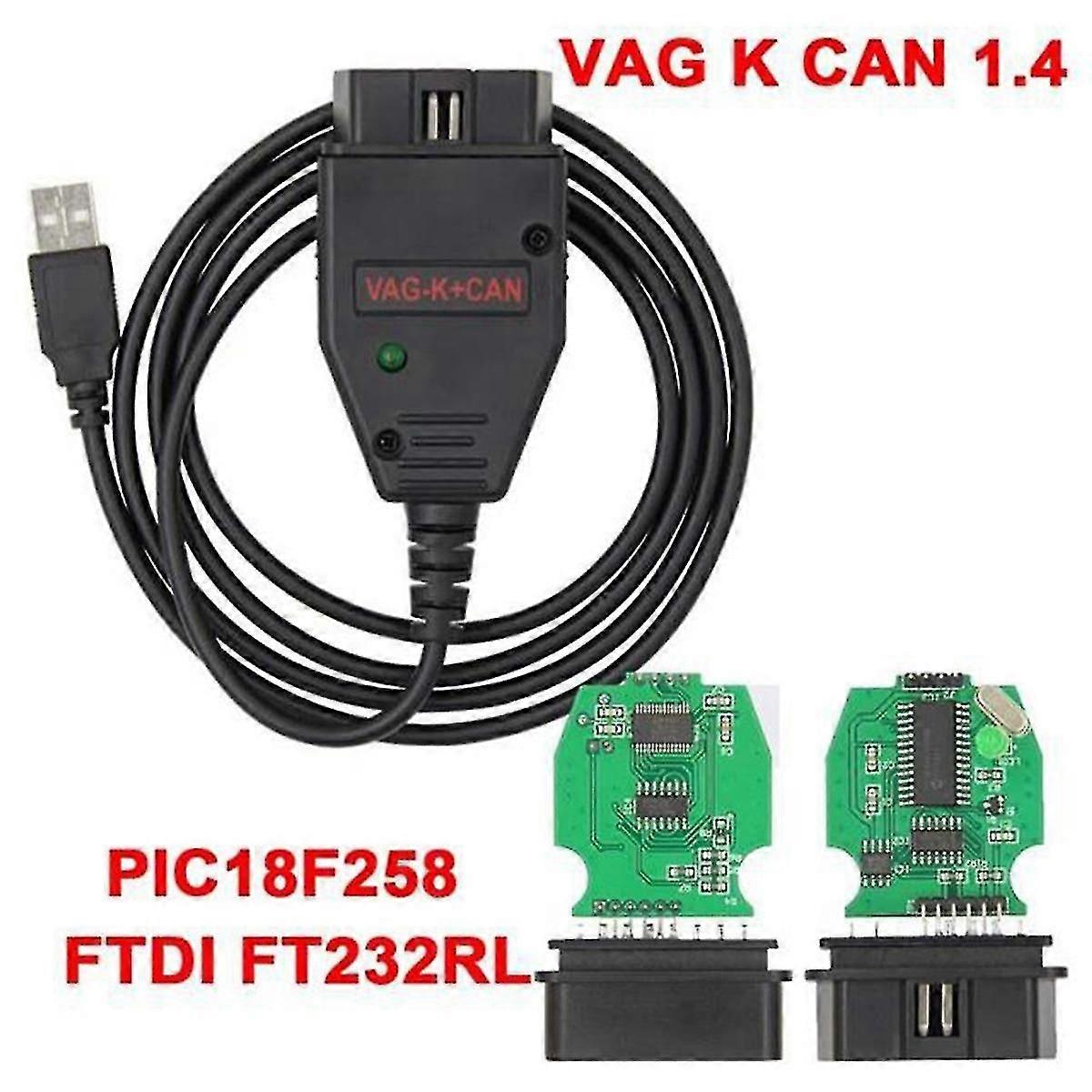 K+ Can Commander 1.4 Chip Obd2 Scanner Usb Cable Diagnostic Tool For ...