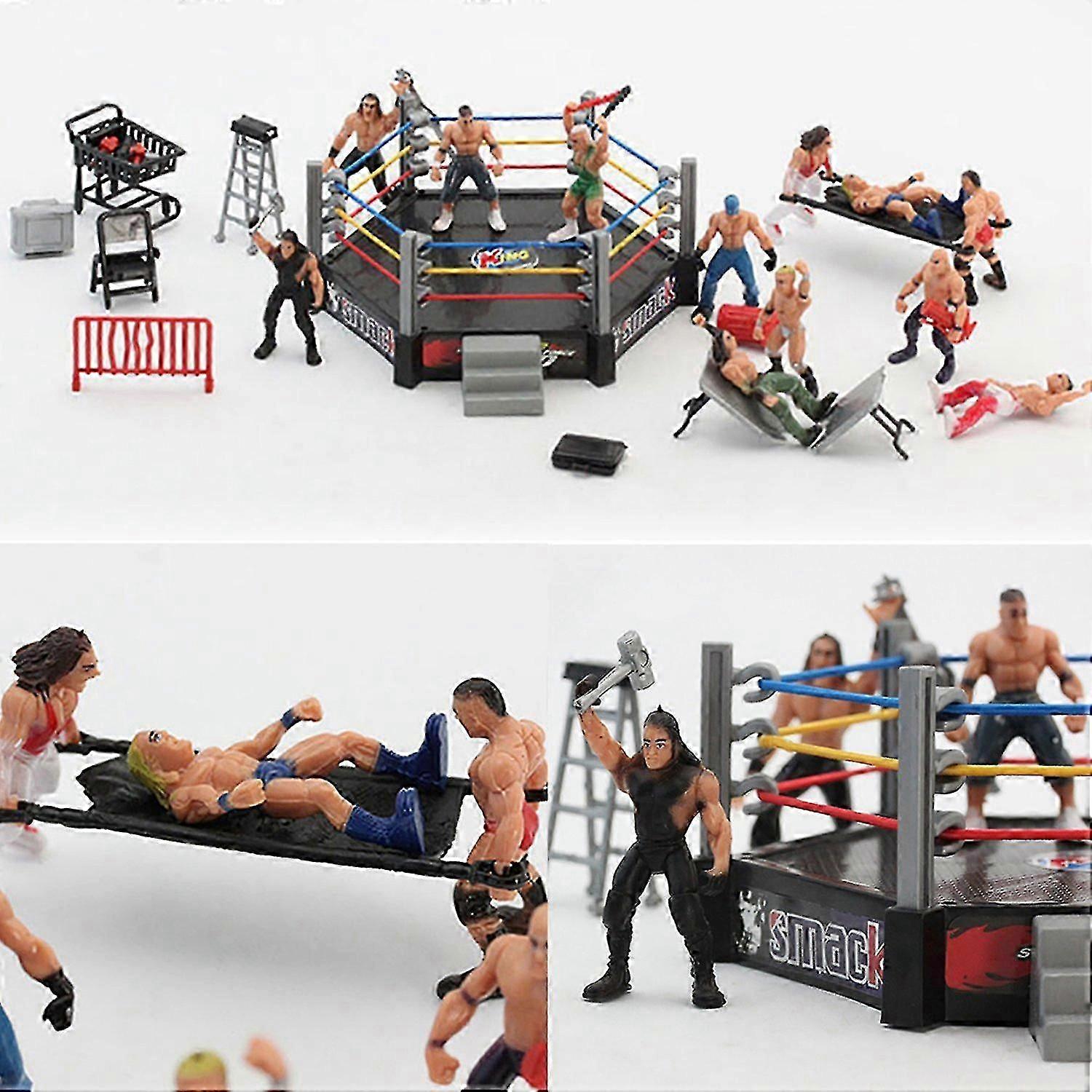 Merryso's Realistic Kids-Friendly Mini Wrestling Play Set Perfect for ...