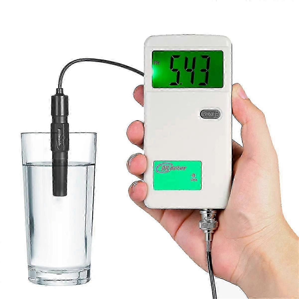 Digital PH Meter High Precision PH Tester Backlight Display Water ...