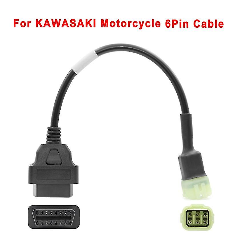 Motorcycle 6 Pin Adaptor Cable Wire For Kawasaki Motorcycles 6-pin To ...