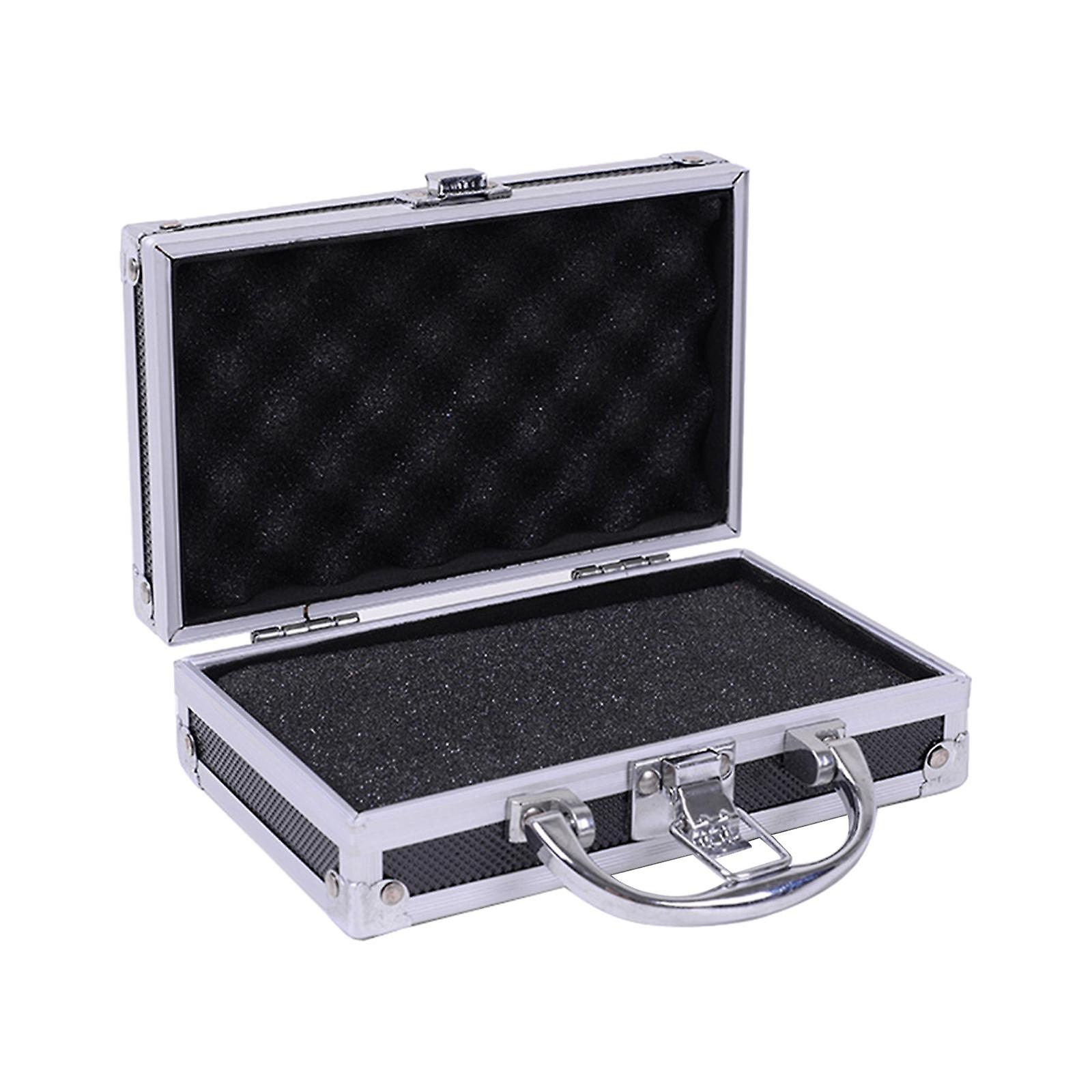 Microphone Case Hard Shell Aluminum Alloy Mic Case Hard Hair Tool for ...