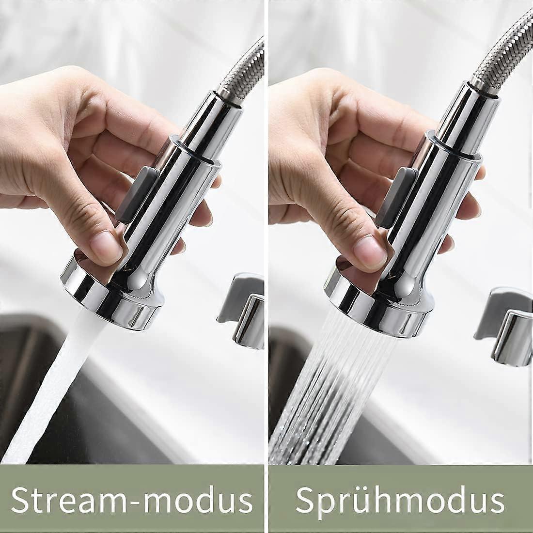 kitchen faucet mixer kitchen faucet faucet with shower sink spiral ...