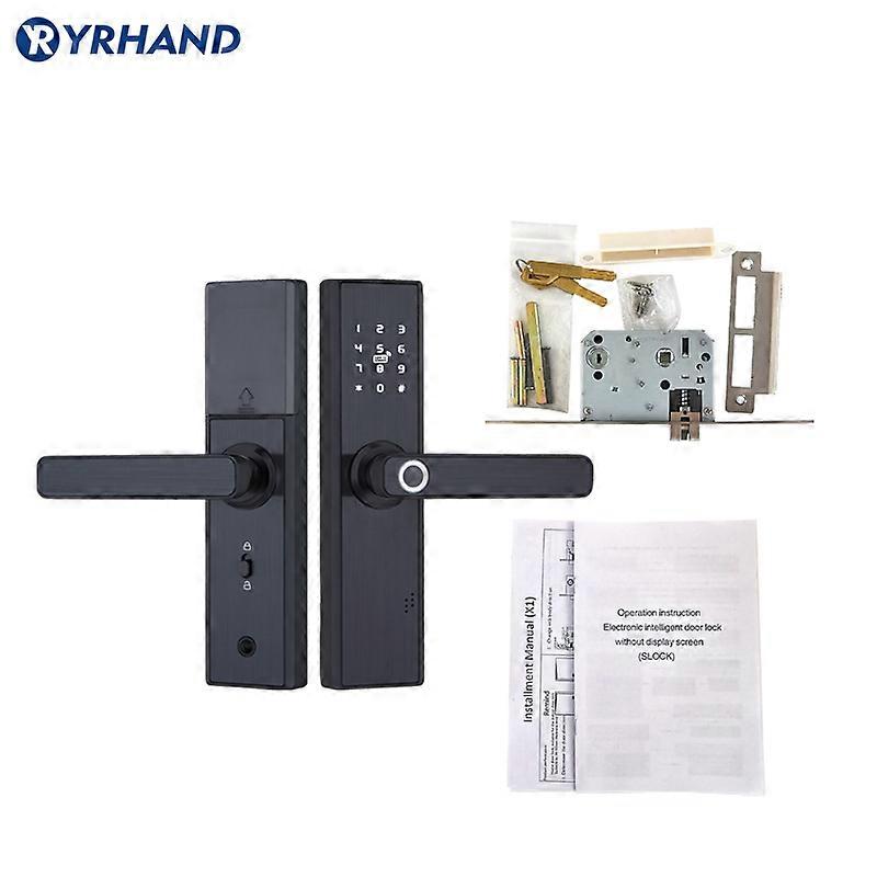 Tuya Fingerprint Lock, Fechadura Eletronica With Wifi App Password Rfid ...