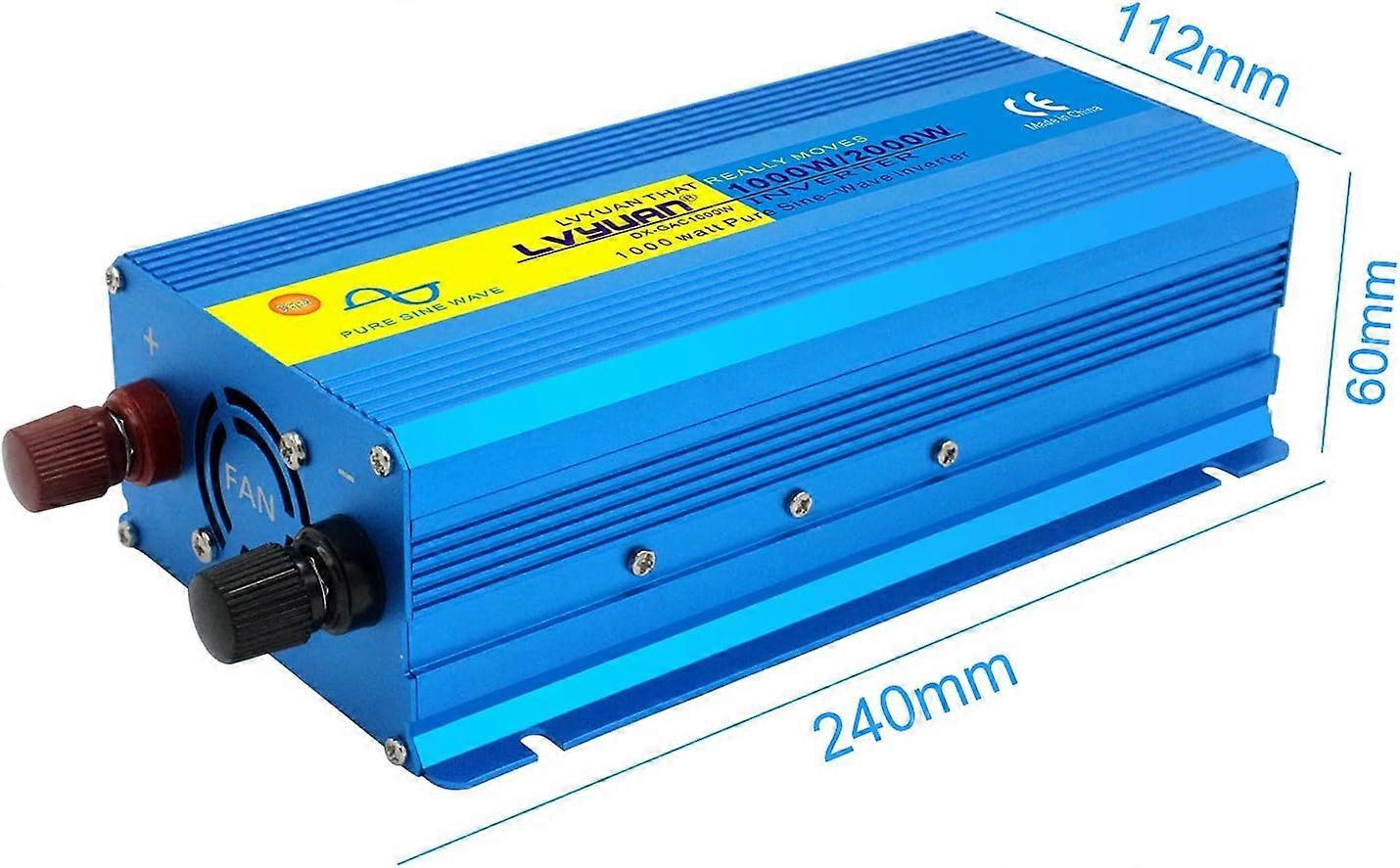 2000W pure sine wave inverter, voltage converter DC12V AC 220V car ...