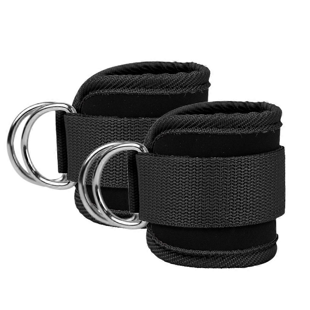 Cable Ankle Straps For Cable Machines Leg Exercises Double D-Ring Ankle ...
