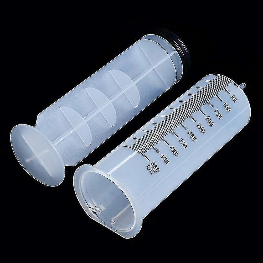 large syringe tubing 500ml plastic syringe with tube converter cap ...