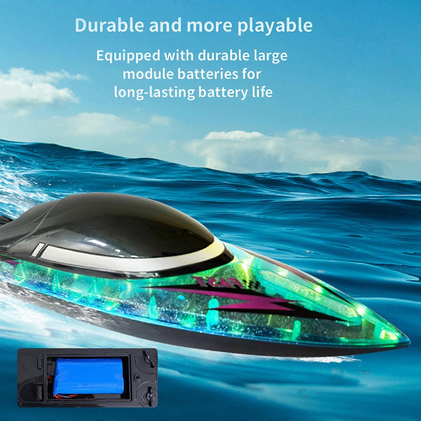 Remote Control Boat for Adults & Kids, 2.4GHz 30km/h Remote Control ...