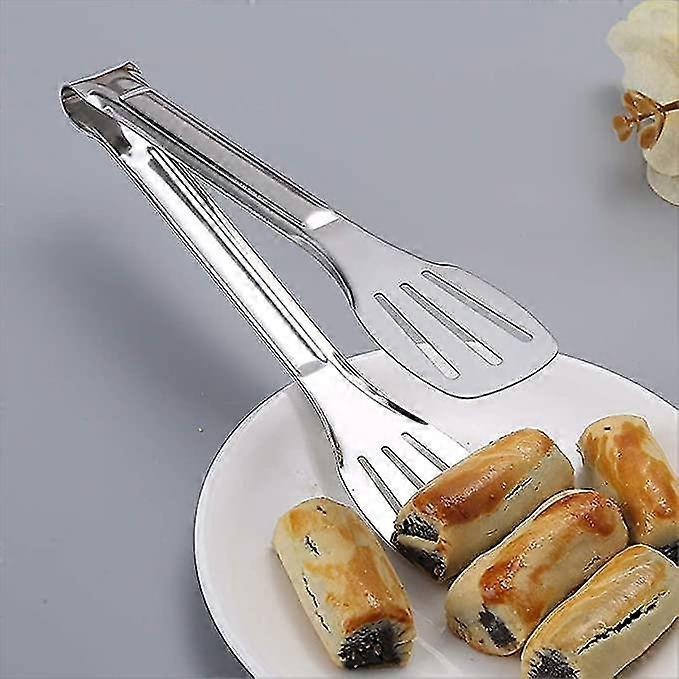 4-piece Cooking Tongs Set, Stainless Steel Kitchen Tongs Cake Tongs Fire-resistant Grill Tongs ...