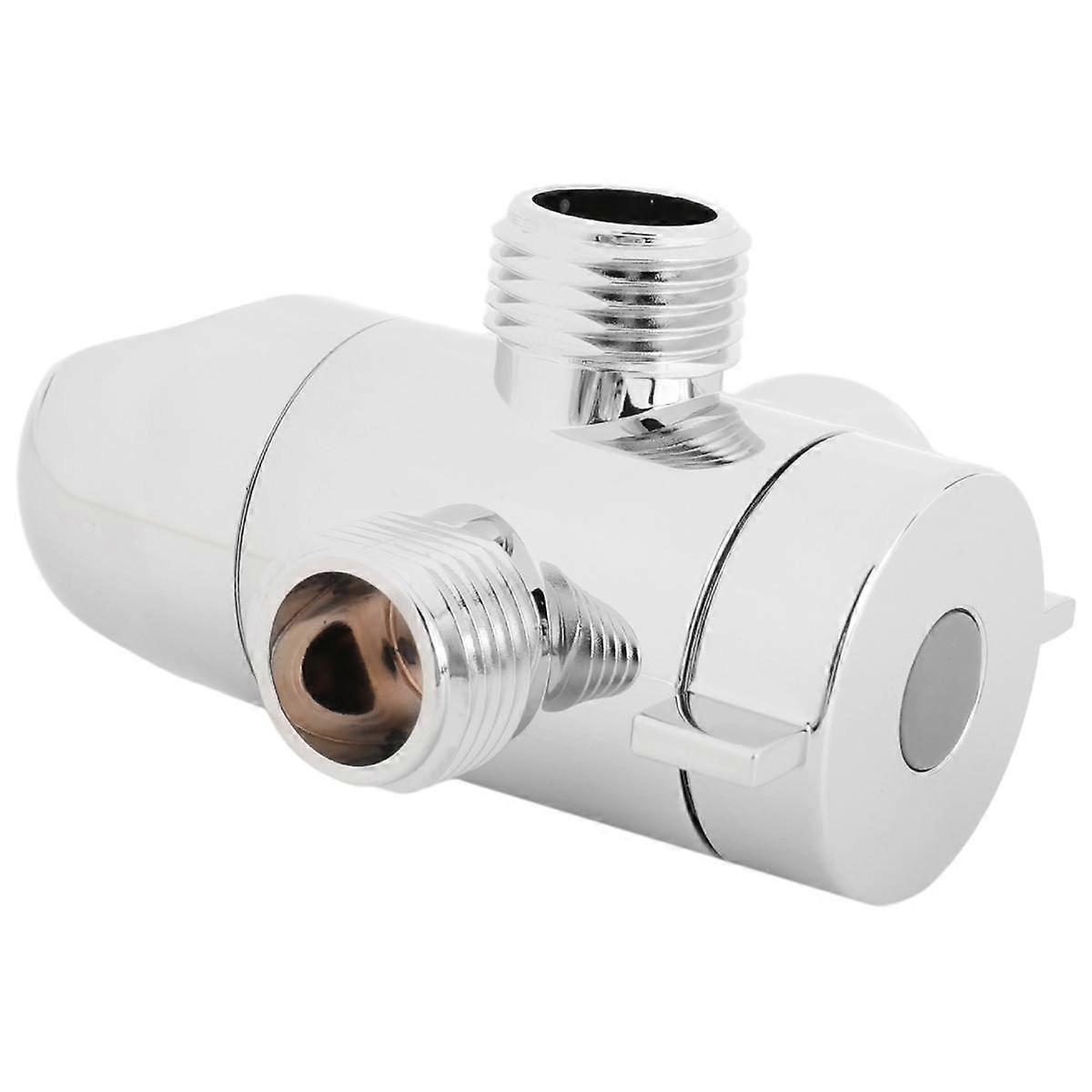 3 Way Shower Diverter with Hand Shower Cradle Faucet Overhead Shower ...