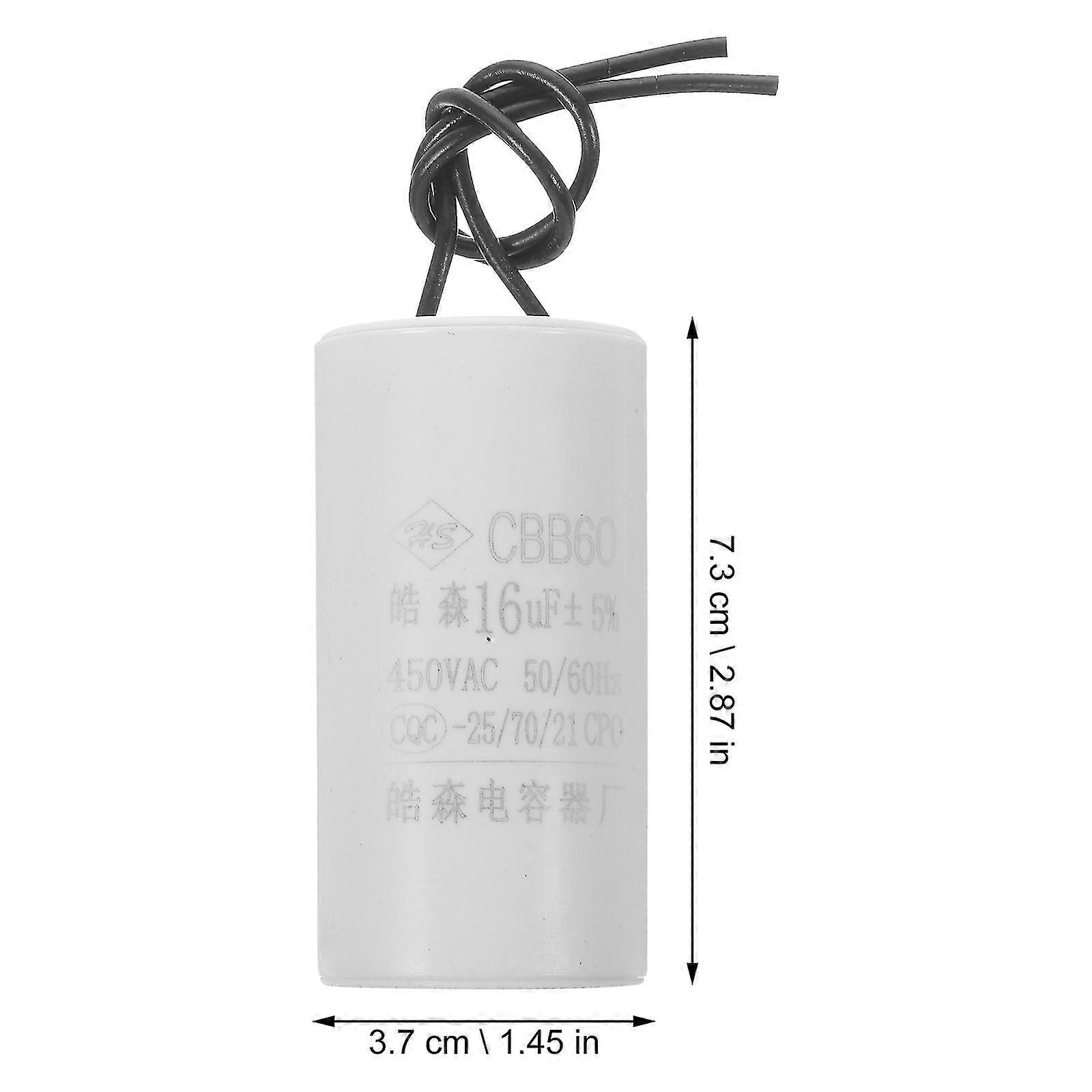 Ac Capacitor 16uf 450v Motor Running Capacitor Electronic Element For ...