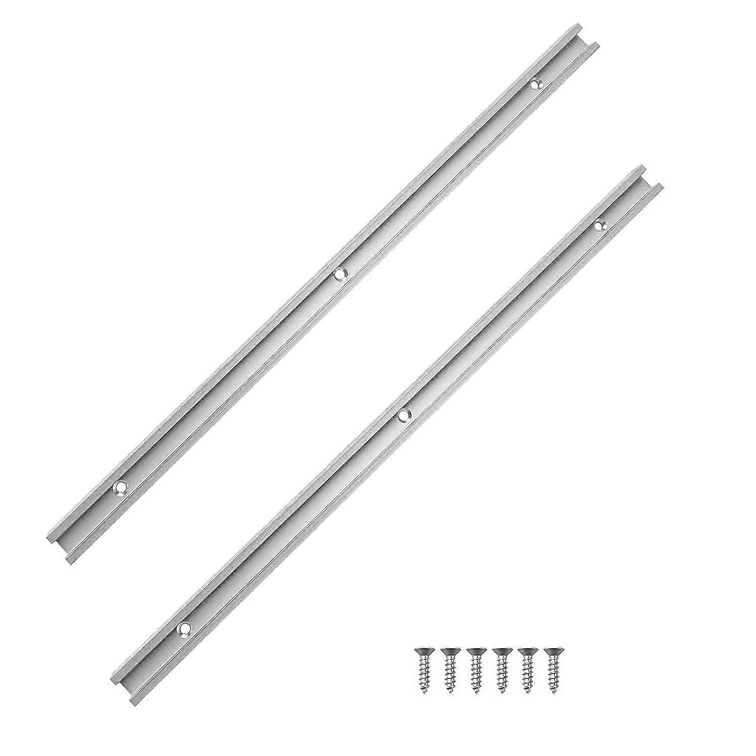 T Track Miter Track, 2pcs T Slot Miter Track, Aluminum T Tracks, T ...