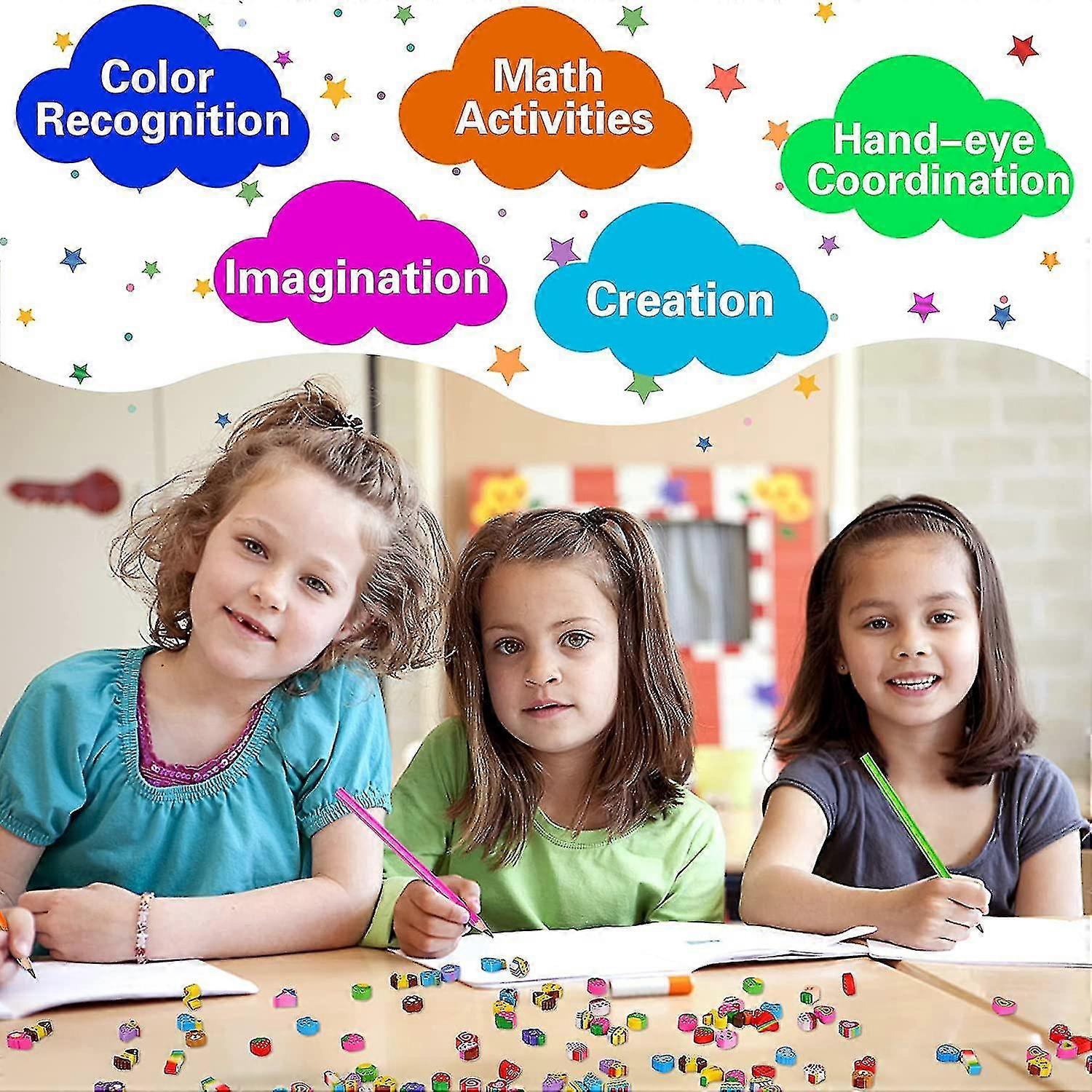 150 Pieces Mini Erasers For Kids Bulk, Novelty Animal Erasers,pencil Erasers Assortment,cute S ...