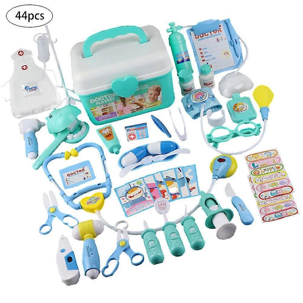 44PCS/Set Doctor Set Toys Kids Doctor Set Toys Pretend Doctor Kit ...