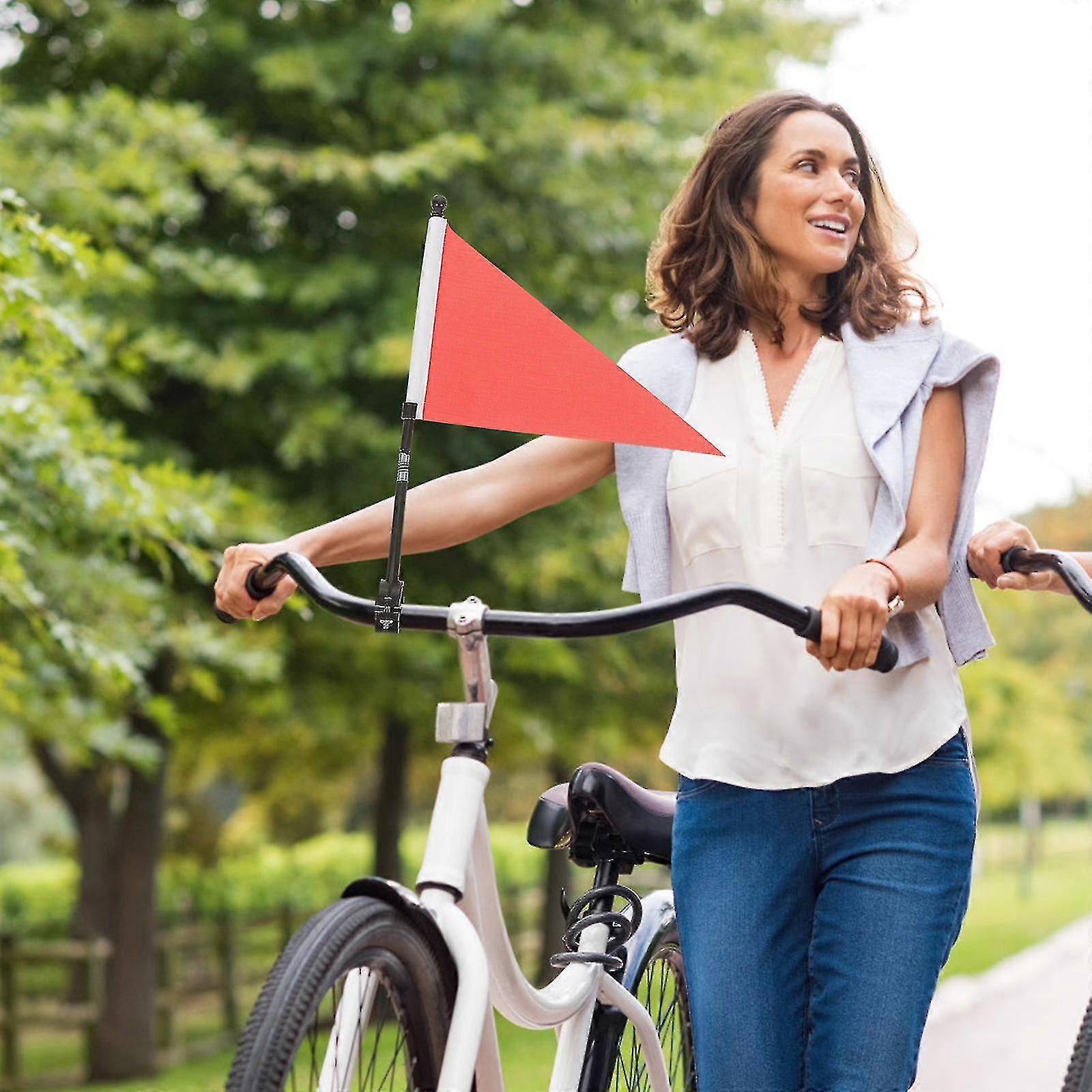 3 Sets Kids Tricycle Reflective Bike Flag Bike Flag Mount Bike Flag ...