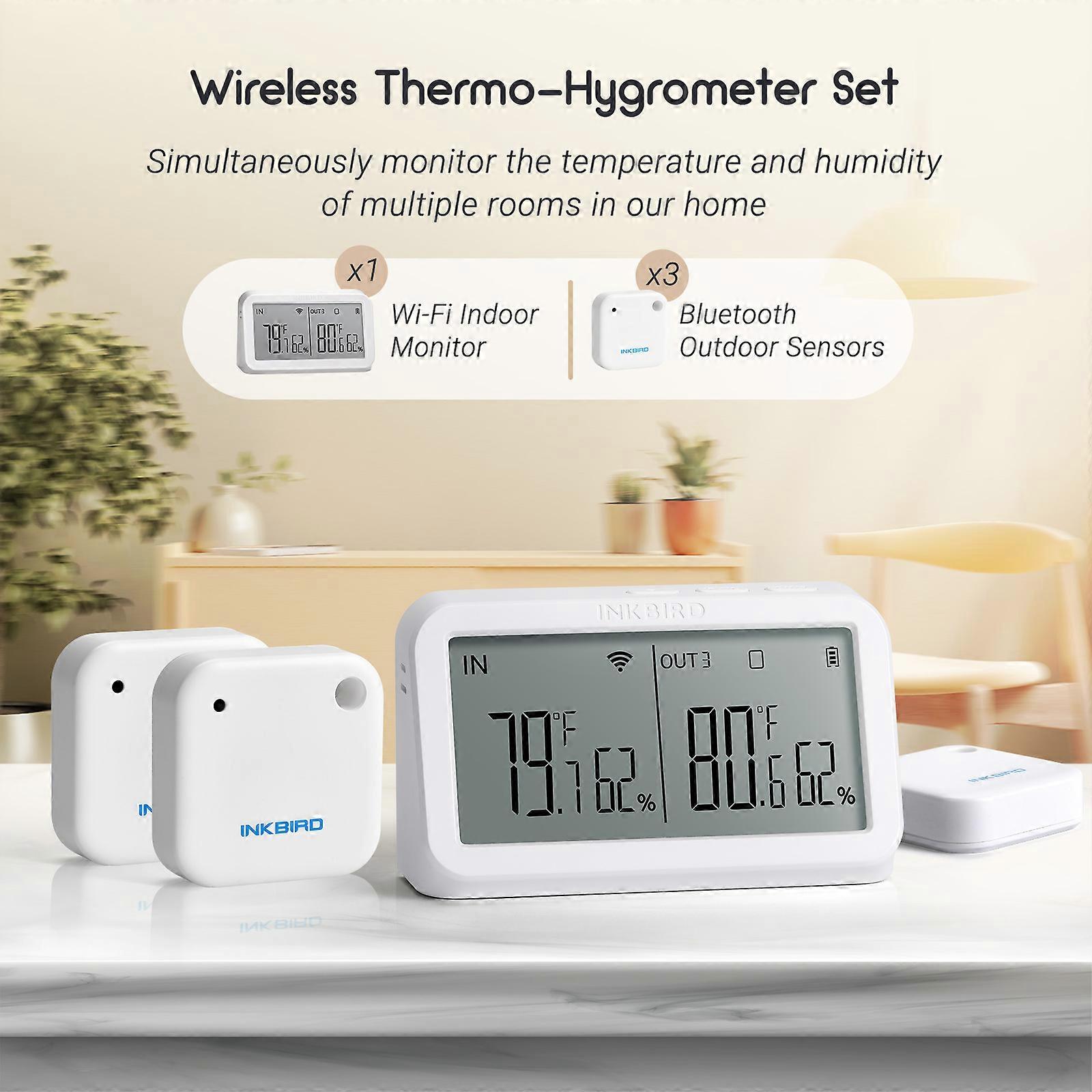 IBS-TH2 Smart Wireless Thermometer&Hygrometer M2 WIFI Gateway Set ...