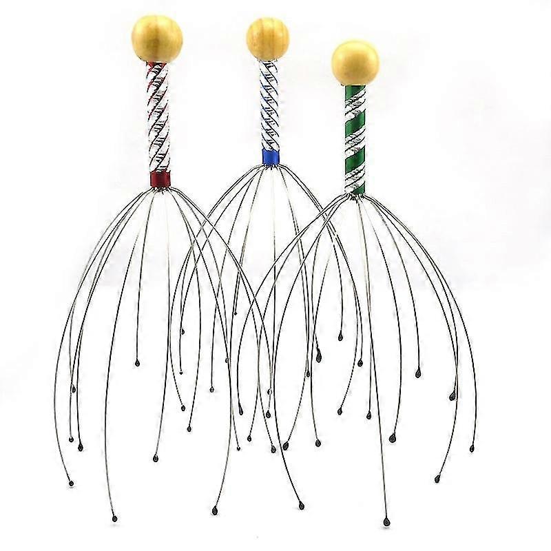 1pc Portable Head Massager Neck Massage Octopus Scalp Stress Relax ...