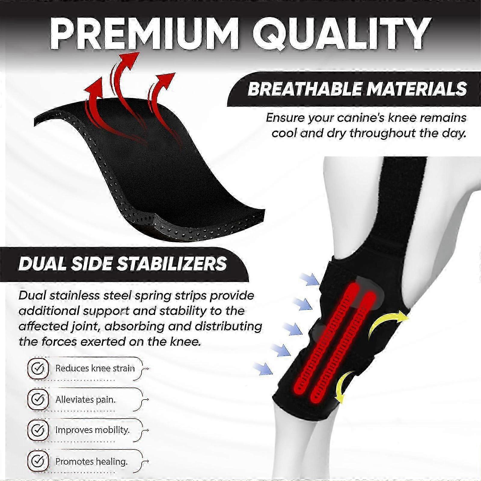 Dog Knee Brace for Torn ACL Hind Leg, Dog ACL Knee Brace, Dog ACL Brace ...