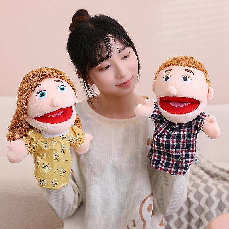 28-33cm Kids Plush Finger & Hand Puppet Popular Activity Boy Girl Role ...
