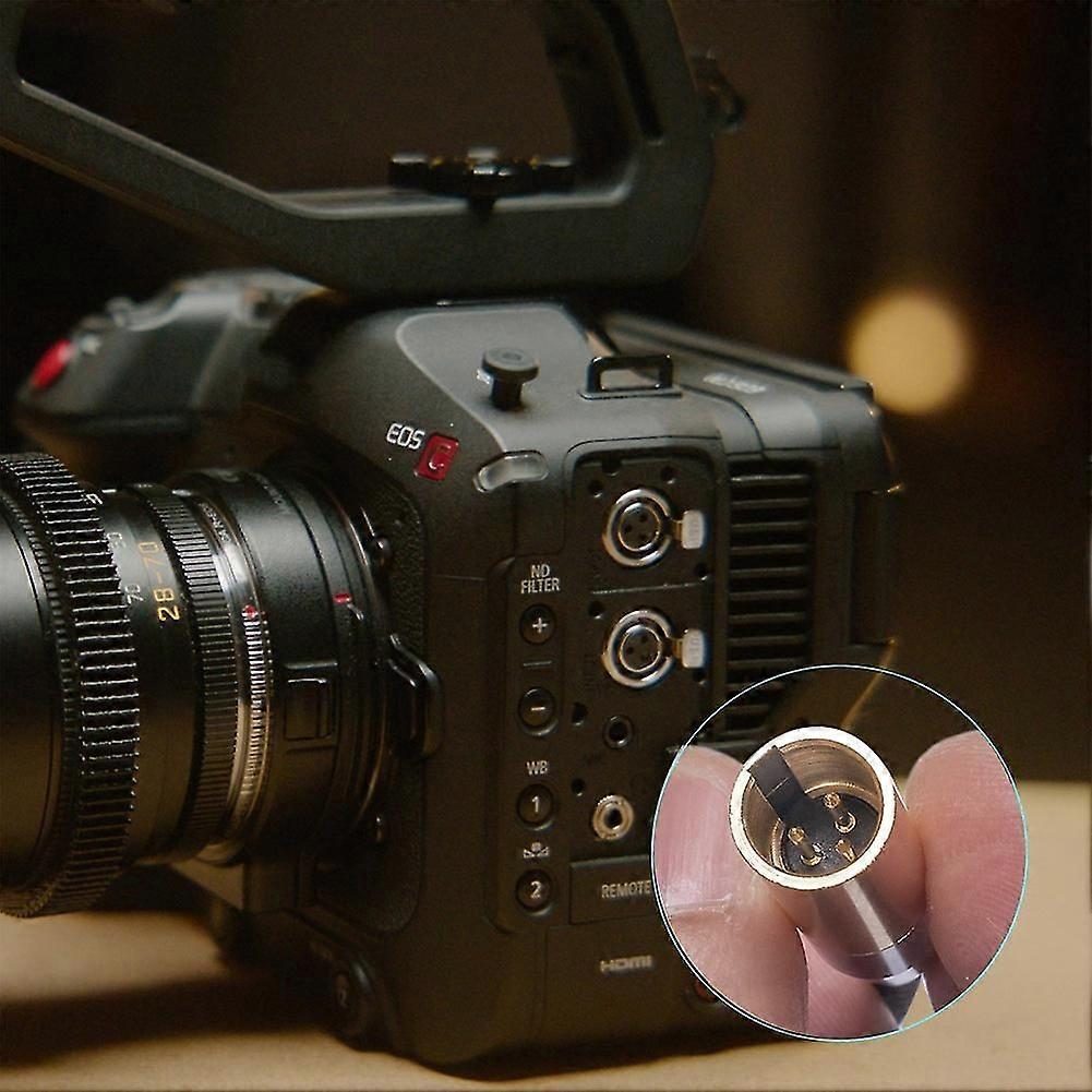 Audio Mic Cable Internal Thread 3.5MM Male To MINI XLR 3PIN Adapter ...