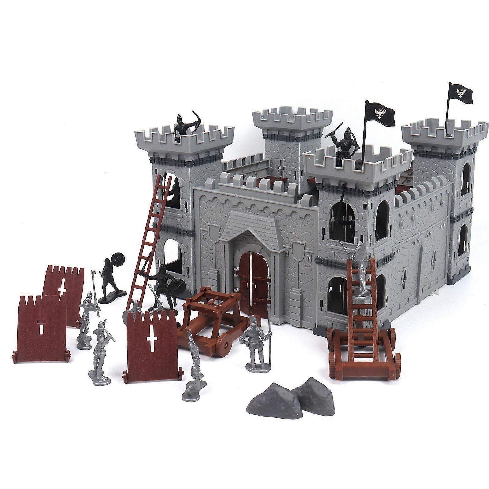 Castles Collection Toy Set Knights Castle Educational Kids Plastic ...