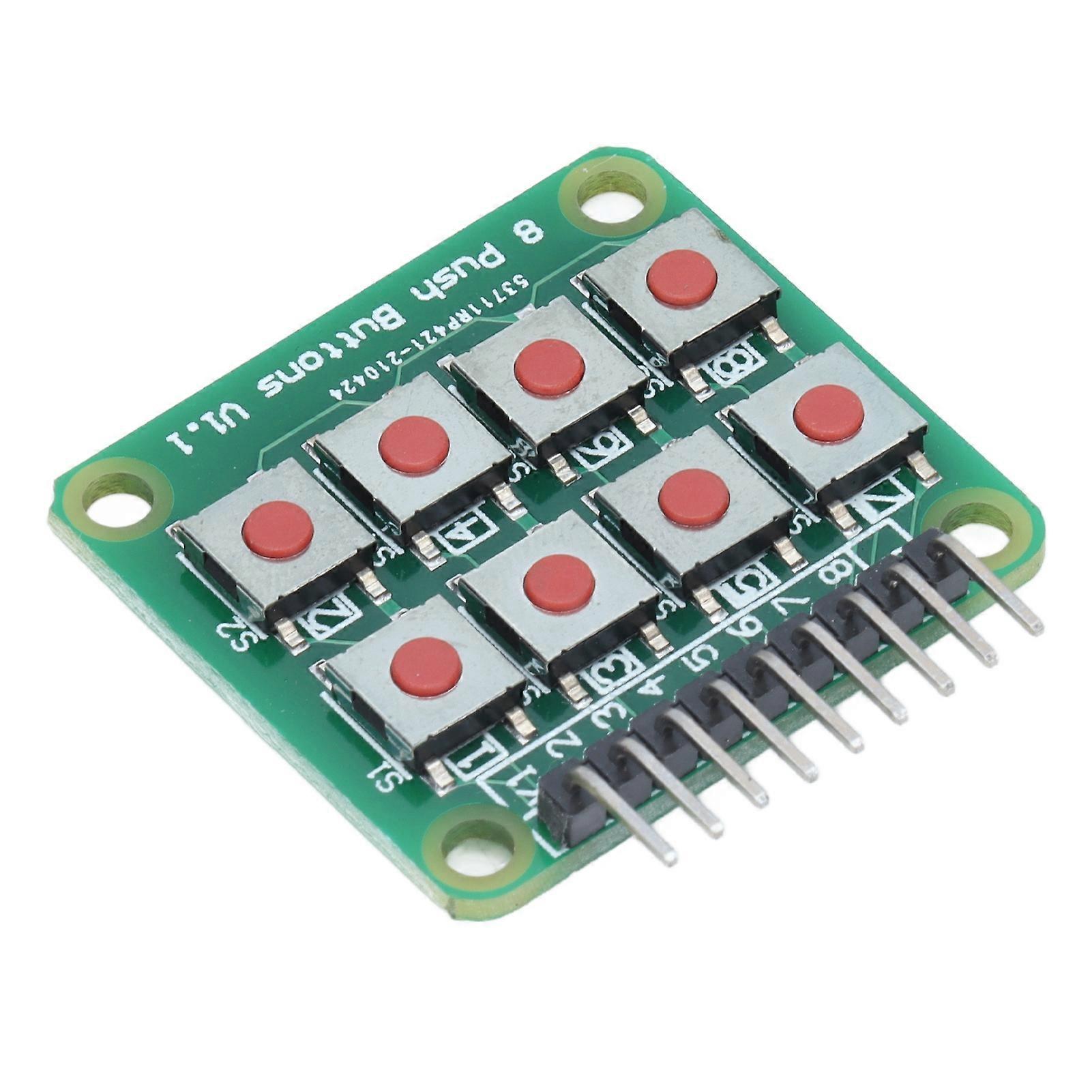 Button Key Module Keypad Board 2x4 Matrix 8 Push Micro Switch for ...