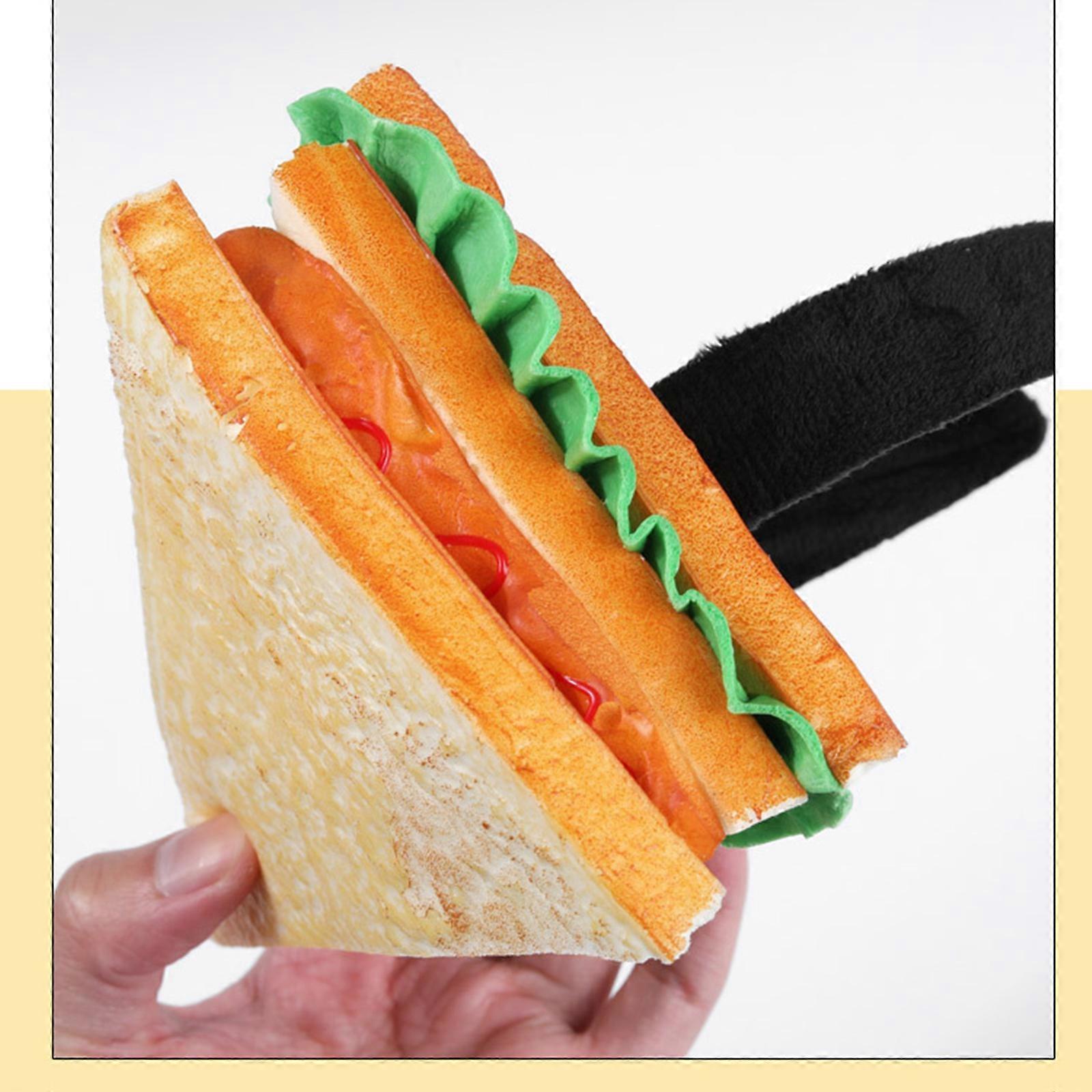 Novelty Burgers Sandwich Headbands Creative Food Shape Hair Hoop ...