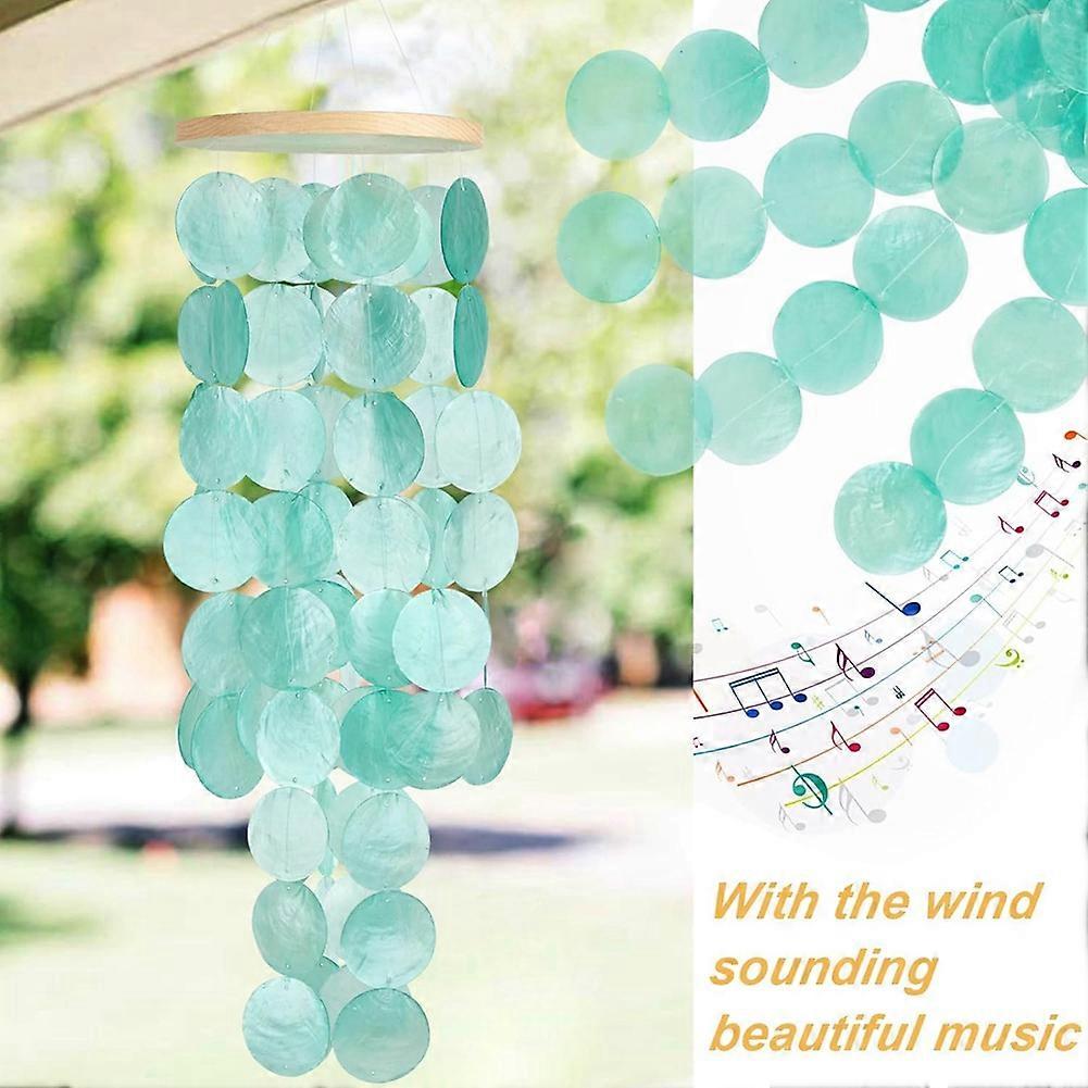 Wind Chimes for Outside - Shells Windchime Coastal Style Decor for ...