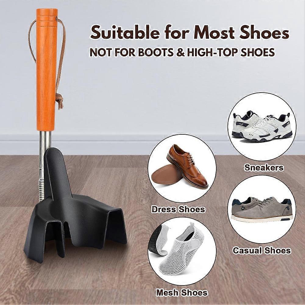 Shoe Horn Long Handle for Seniors, Extended Foot Shoe Funnel | Fruugo UK