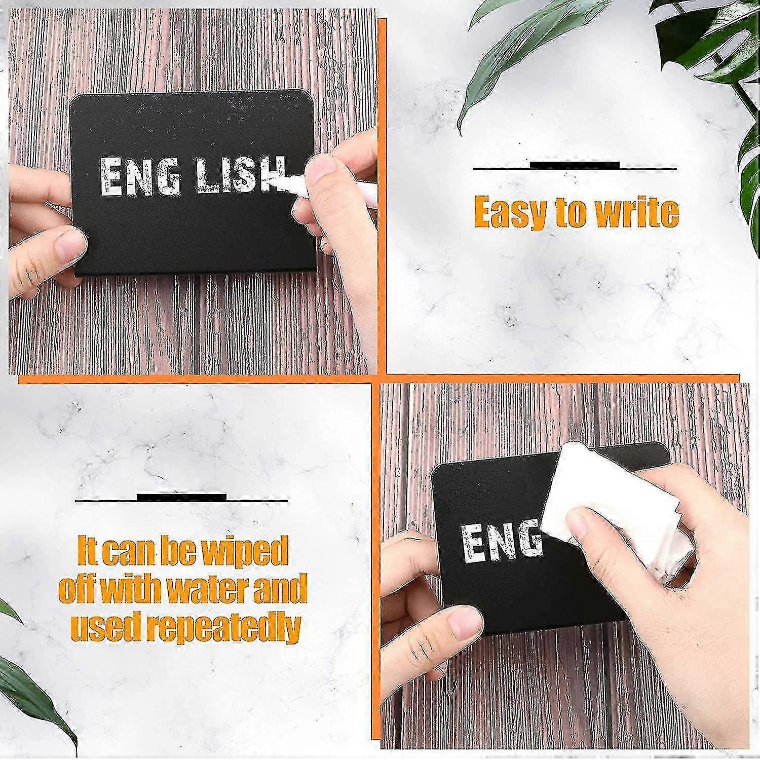 20pcs Small Chalkboard Signs for Party Table Place Cards 4x3 Inches ...