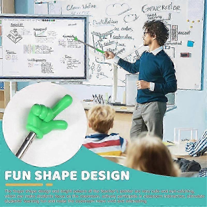 4 Pcs Teacher Pointer Stick Telescoping Hand Pointer Retractable ...