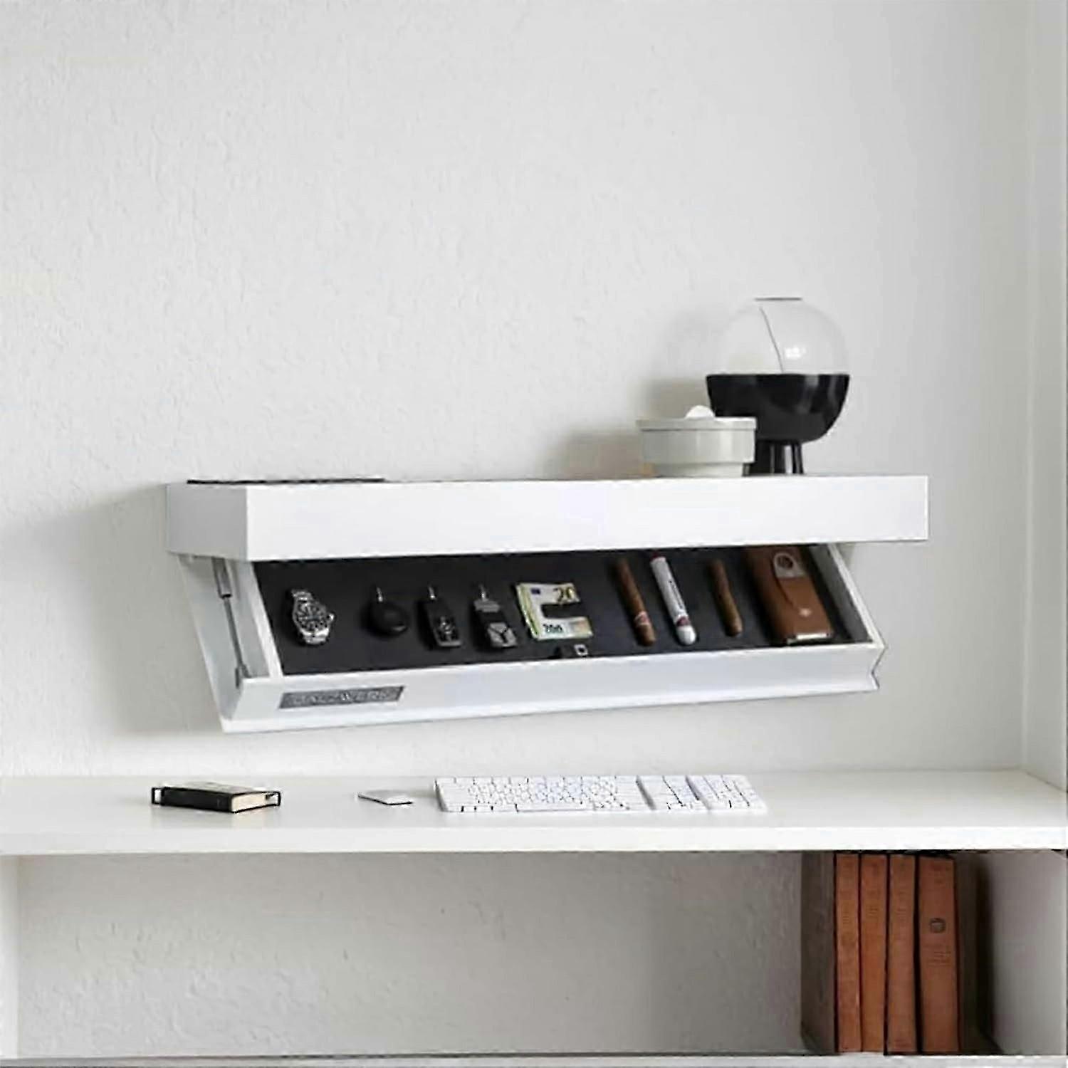Wall Mount Floating Shelf Hidden Storage Box Secret Compartment ...