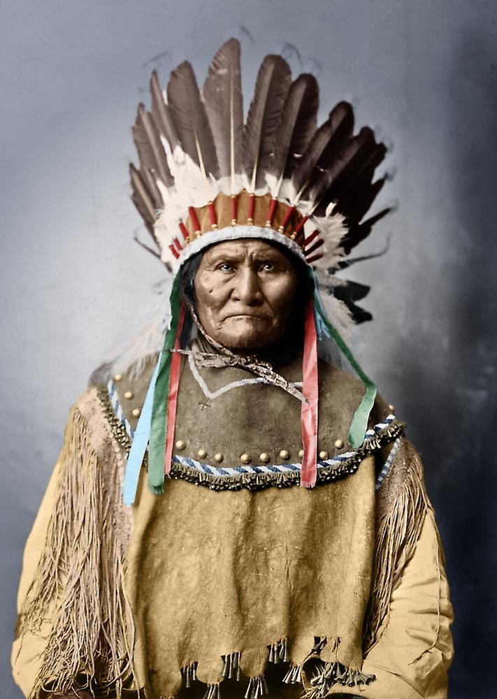 Geronimo (1829-1909). /Namerican Apache Leader. Photograph By Aaron ...