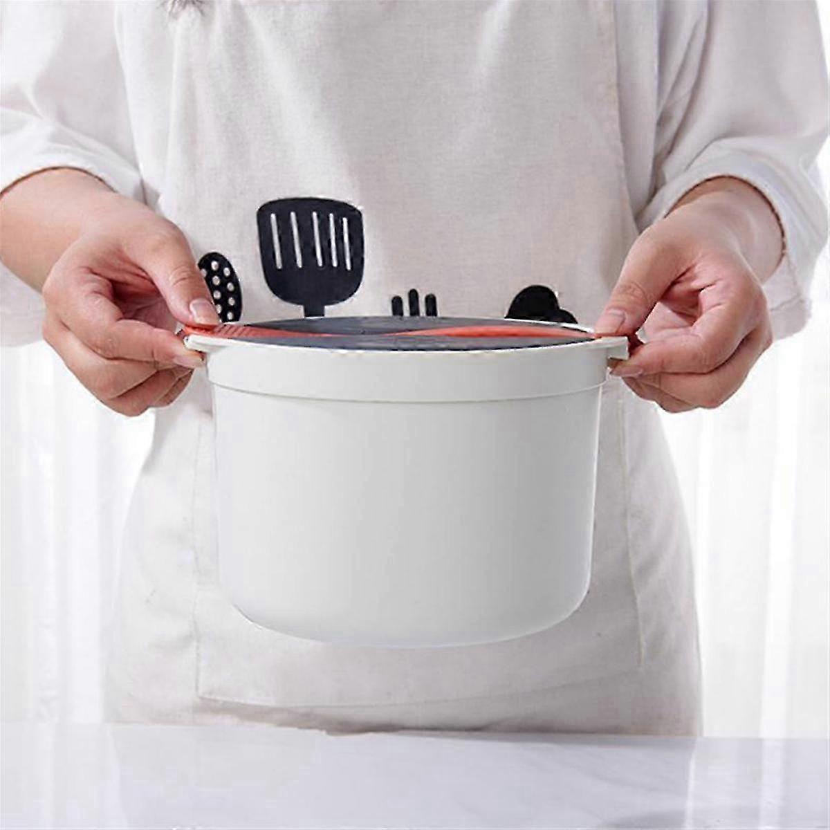 Microwave Rice Cooker, Portable, Food Container, Multi-Function Steamer ...