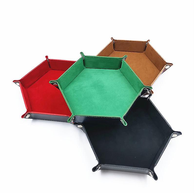 Dice Tray Foldable Metal Dice Rolling Tray Holder Storage Box For Rpg ...