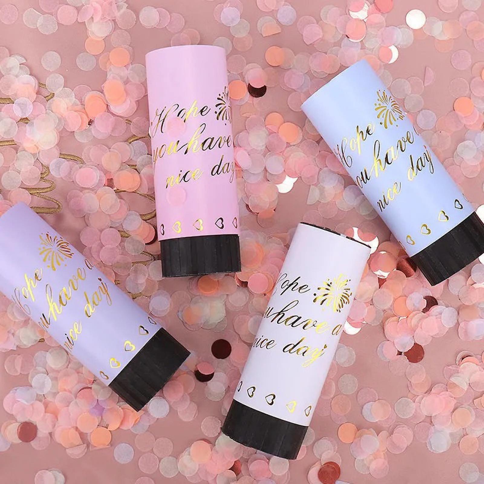 Confetti Poppers Easy Operation Party Favor Portable Mini Hand Held ...