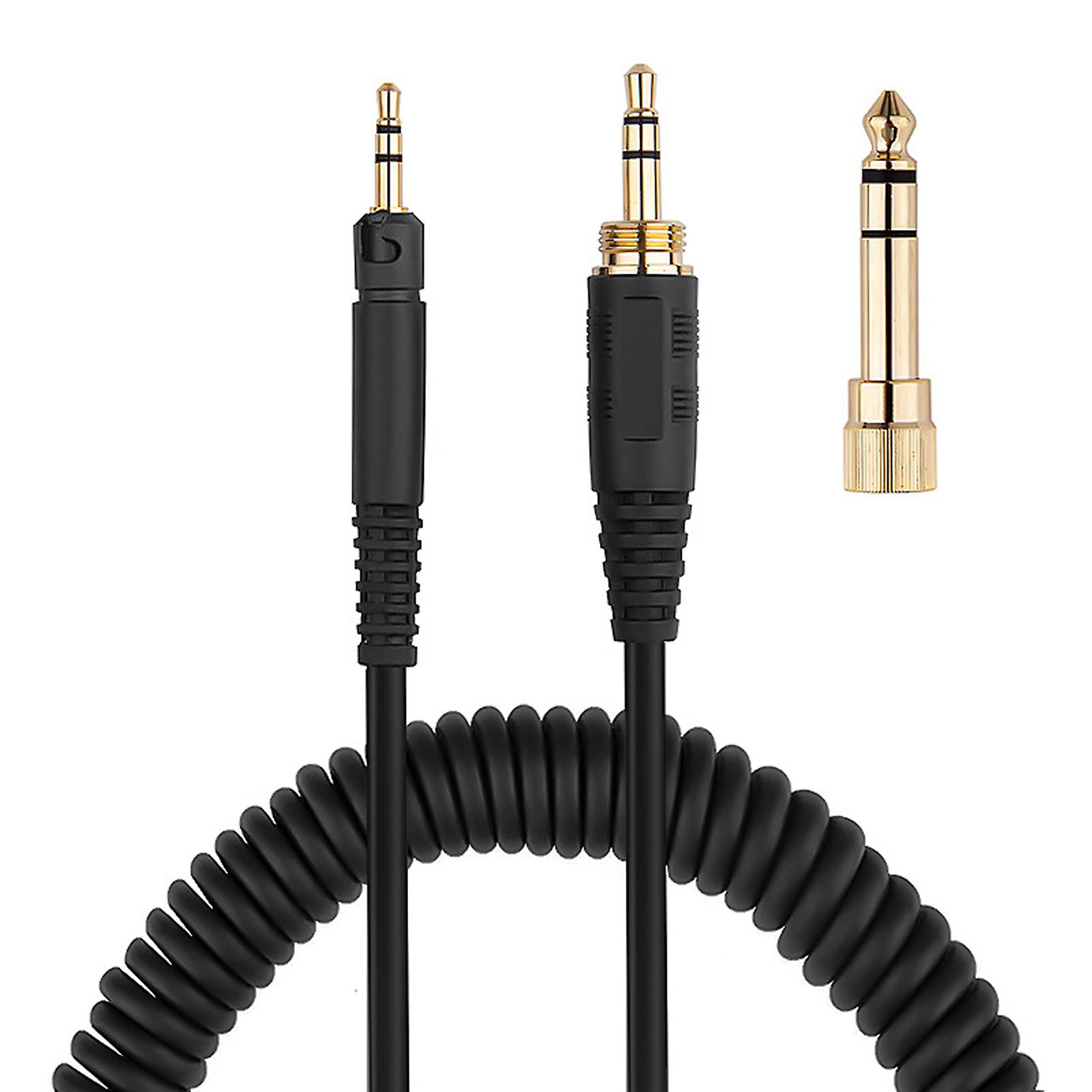 Headset Cable for ATH M50X M40X Earphone Cable with 3.5mm to 6.5mm ...