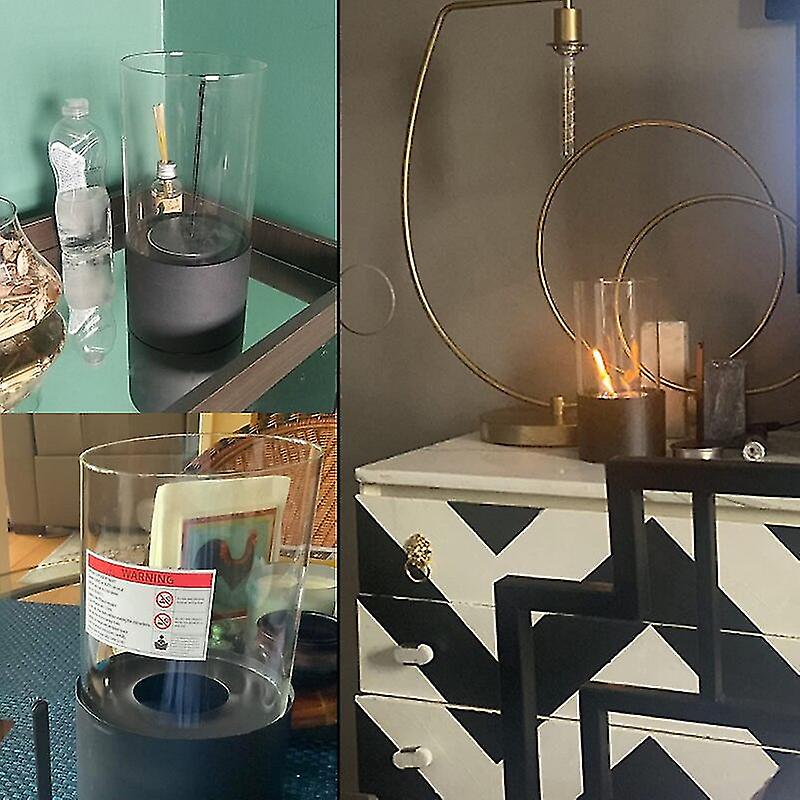 Small Bioethanol Fireplace Alcohol Stove Tabletop Fire Bowl Ethanol ...